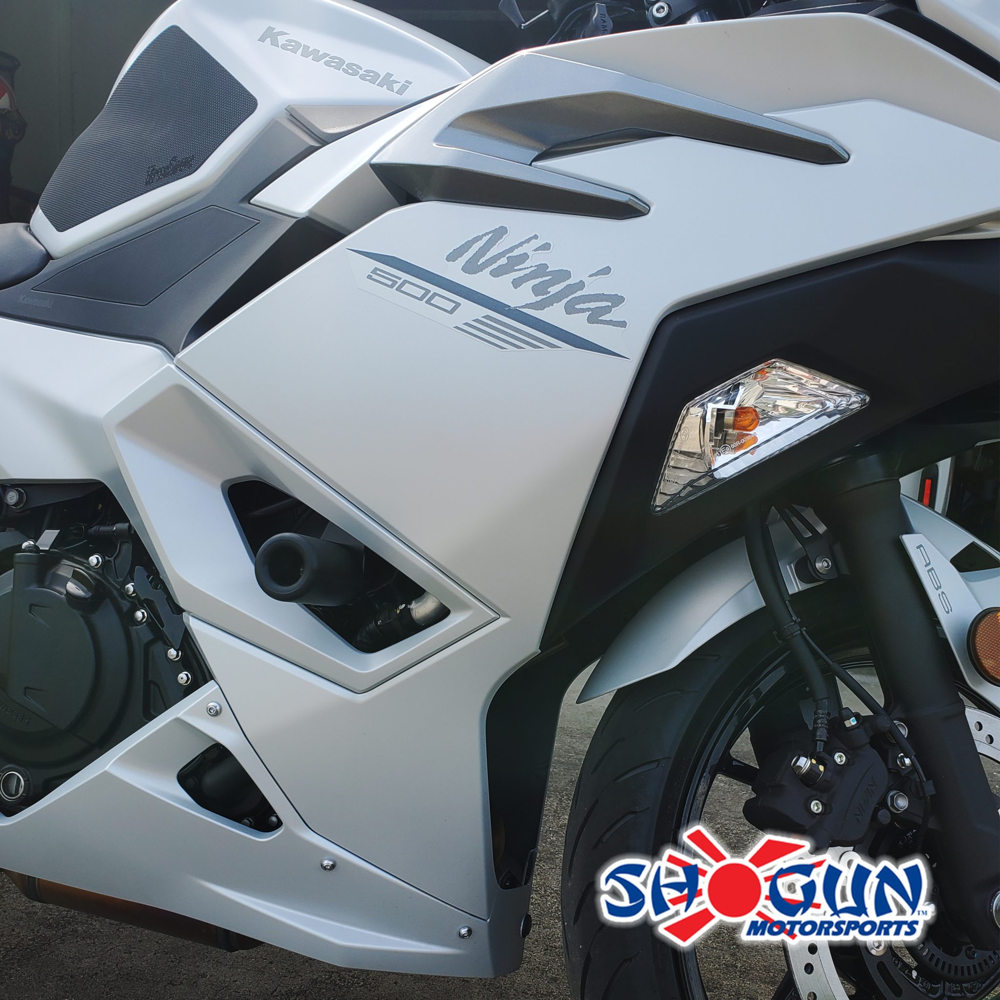 Shogun Motorsports Kawasaki Ninja 500 Z500 24-26 NO CUT Black Frame ...