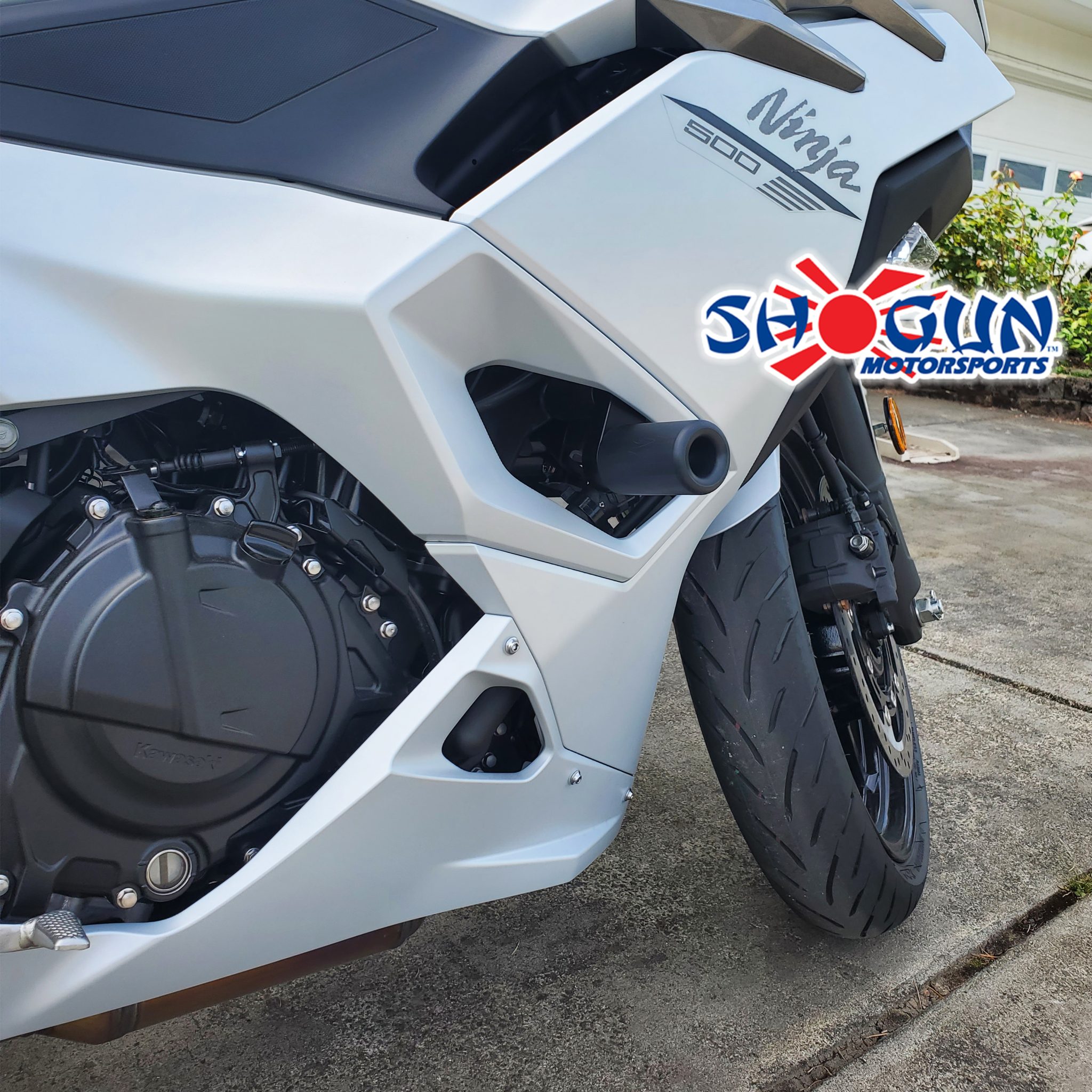 Shogun Motorsports Kawasaki Ninja 500 Z500 24-25 NO CUT Black Frame ...