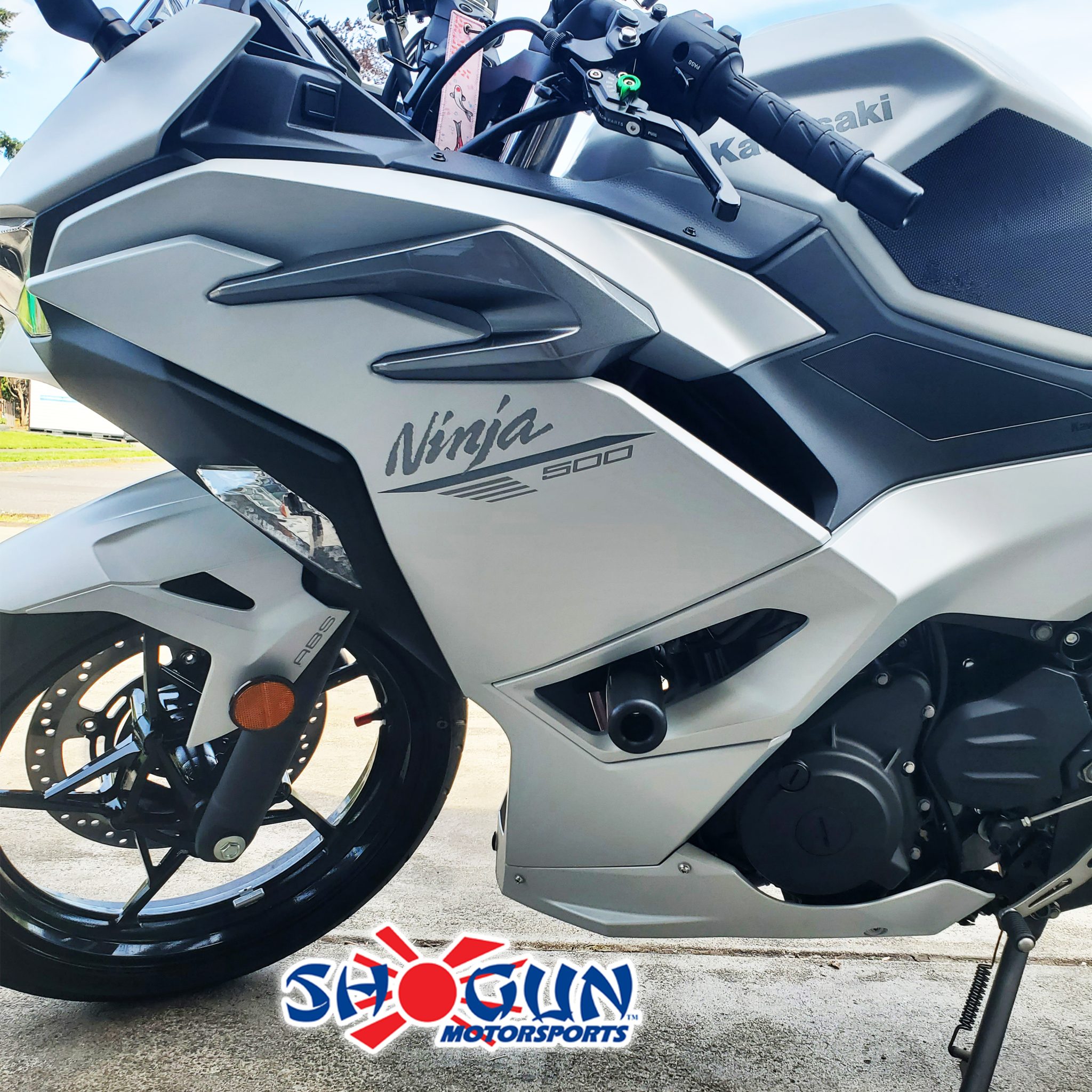 Shogun Motorsports Kawasaki Ninja 500 Z500 24-25 NO CUT Black Frame ...